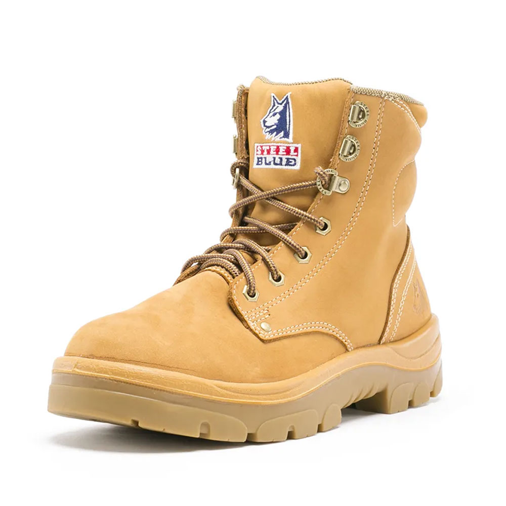 Steel Blue Argyle Steel Toe Bump Cap Safety Boots 332102