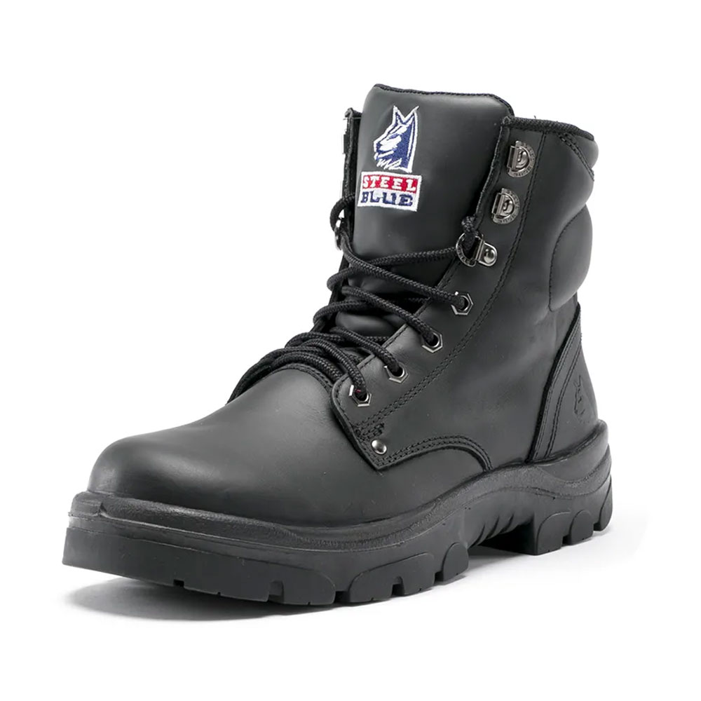 Steel Blue Argyle Steel Toe Bump Cap Safety Boots 332102