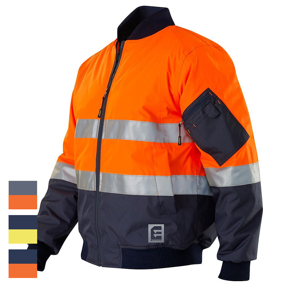 ELEVEN Workwear Hi-Vis Spliced 3M™ Taped Bomber Jacket