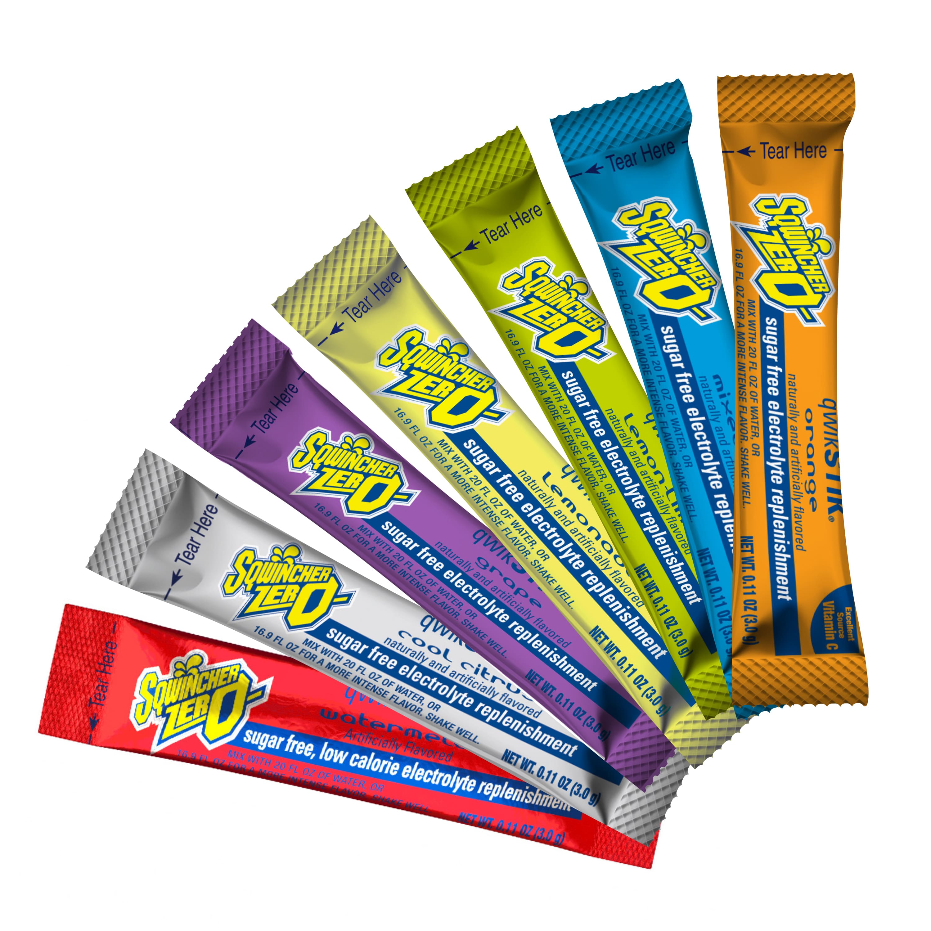Sqwincher® Hydration Sugar Free Qwik Stiks (Pk 50)