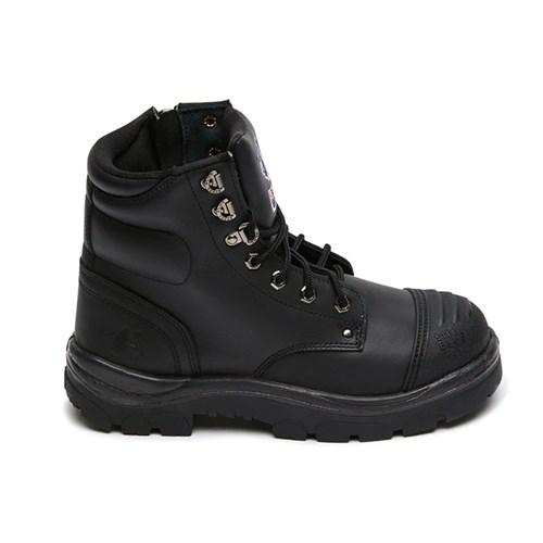 Steel Blue Argyle Zip Scuff Cap Boots 312652