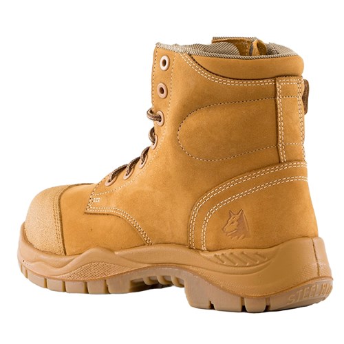 Steel Blue Argyle Zip Composite Toe Scuff Cap Safety Boots 317532