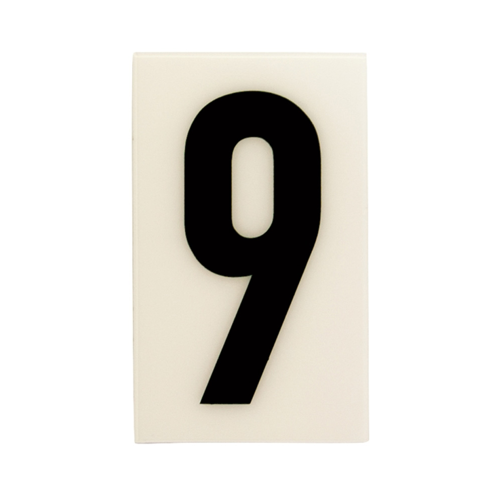 Sandleford White "9" 60x35mm Self Adhesive Numeral