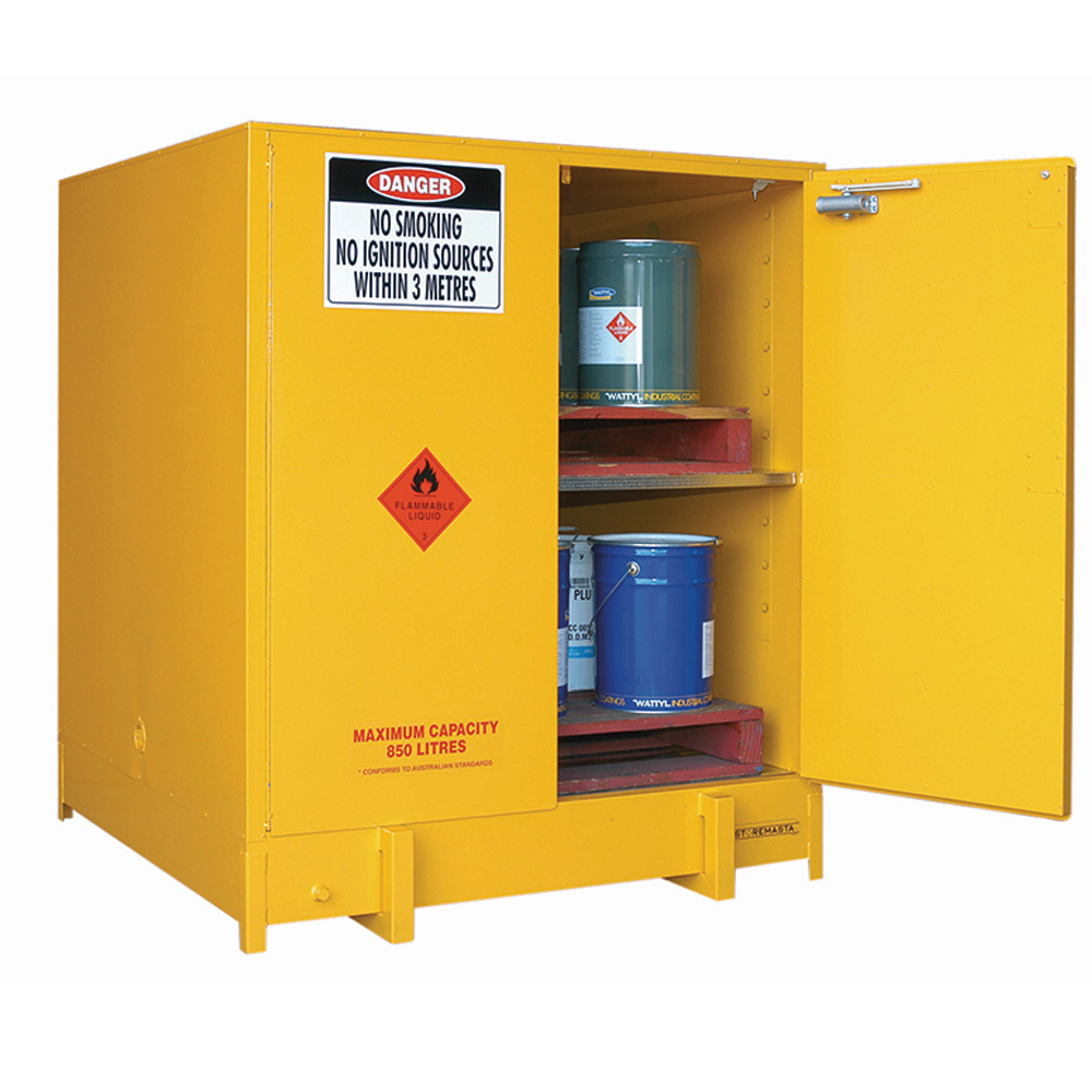 Storemasta 850L Large Capacity Flammable Liquid Storage Cabin Cabinets ...