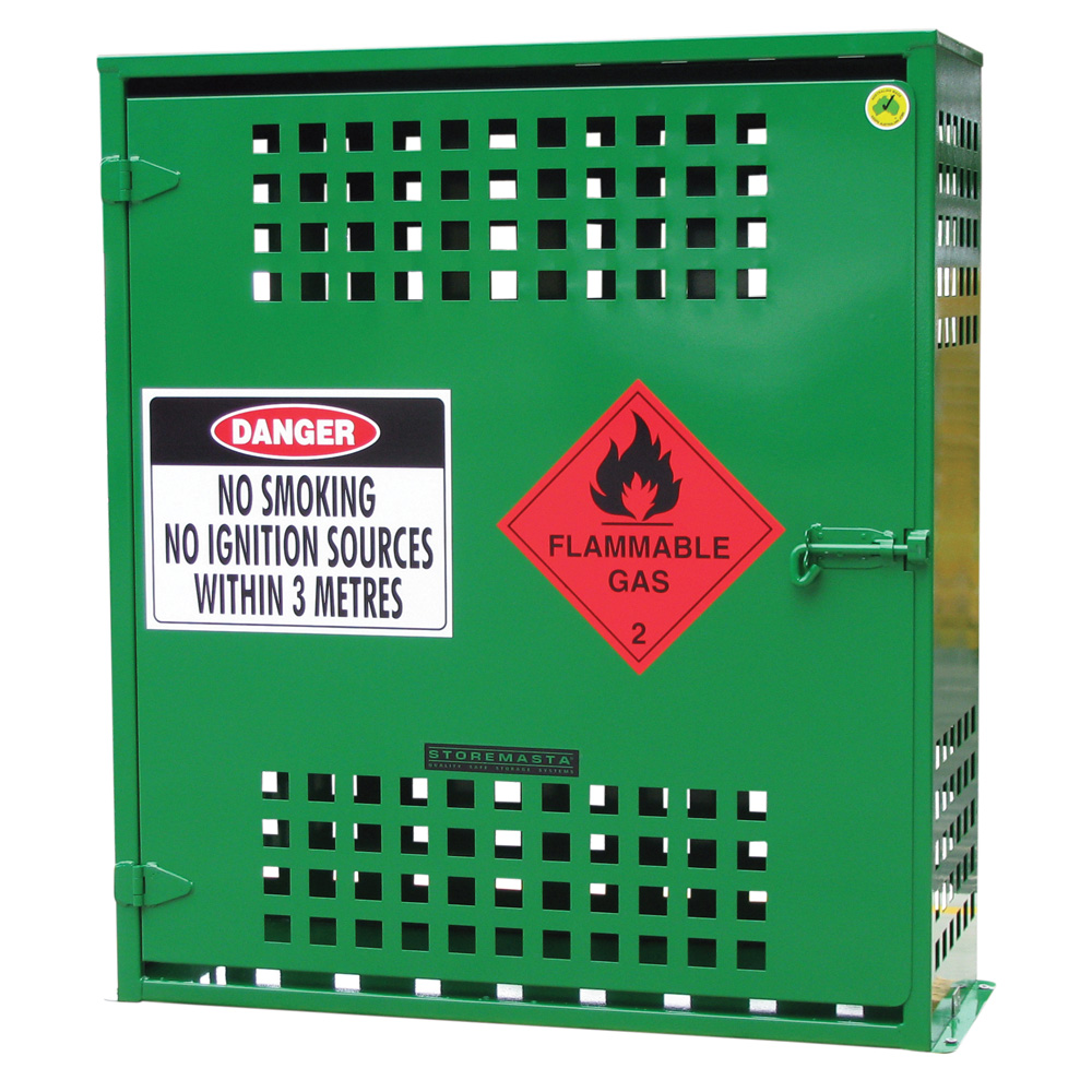 Storemasta 6 x 9kg LPG Gas Bottles Storage Cage GQA06