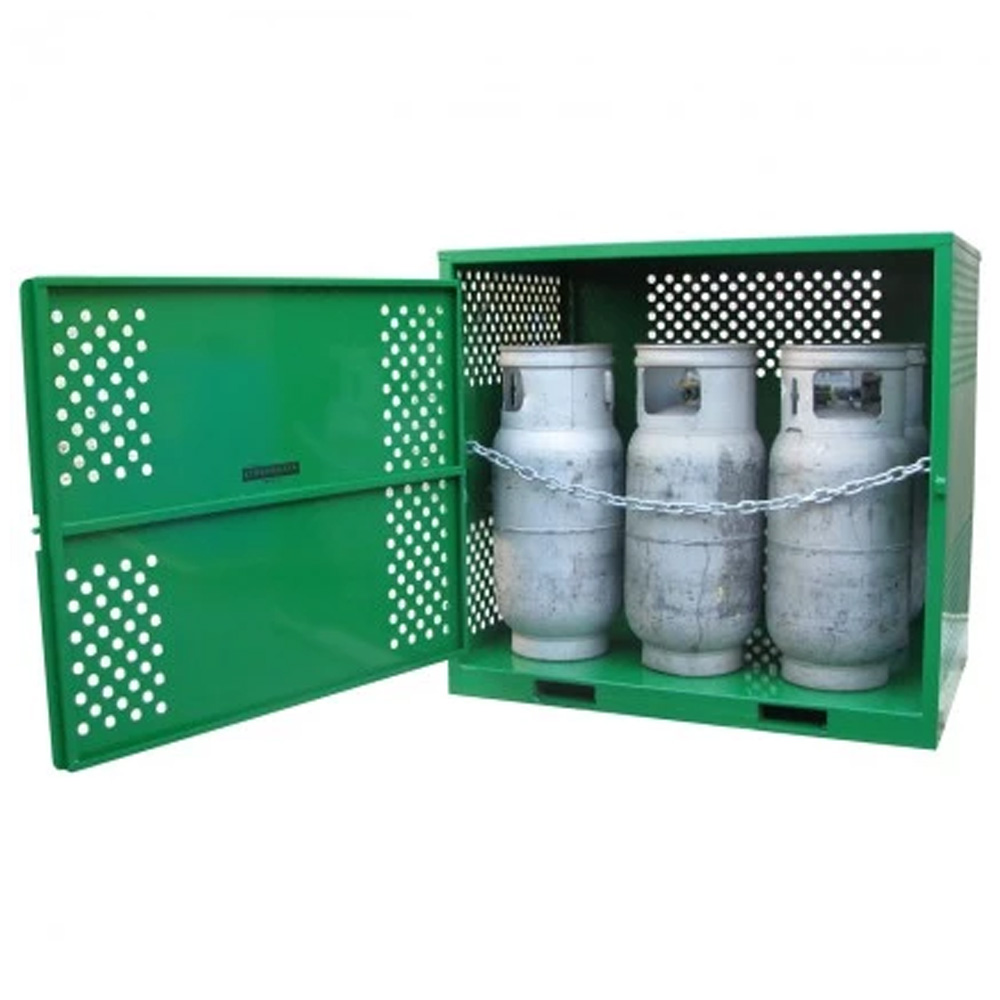 Storemasta Forklift 6 Bottle Gas Bottle Storage Cage GF06