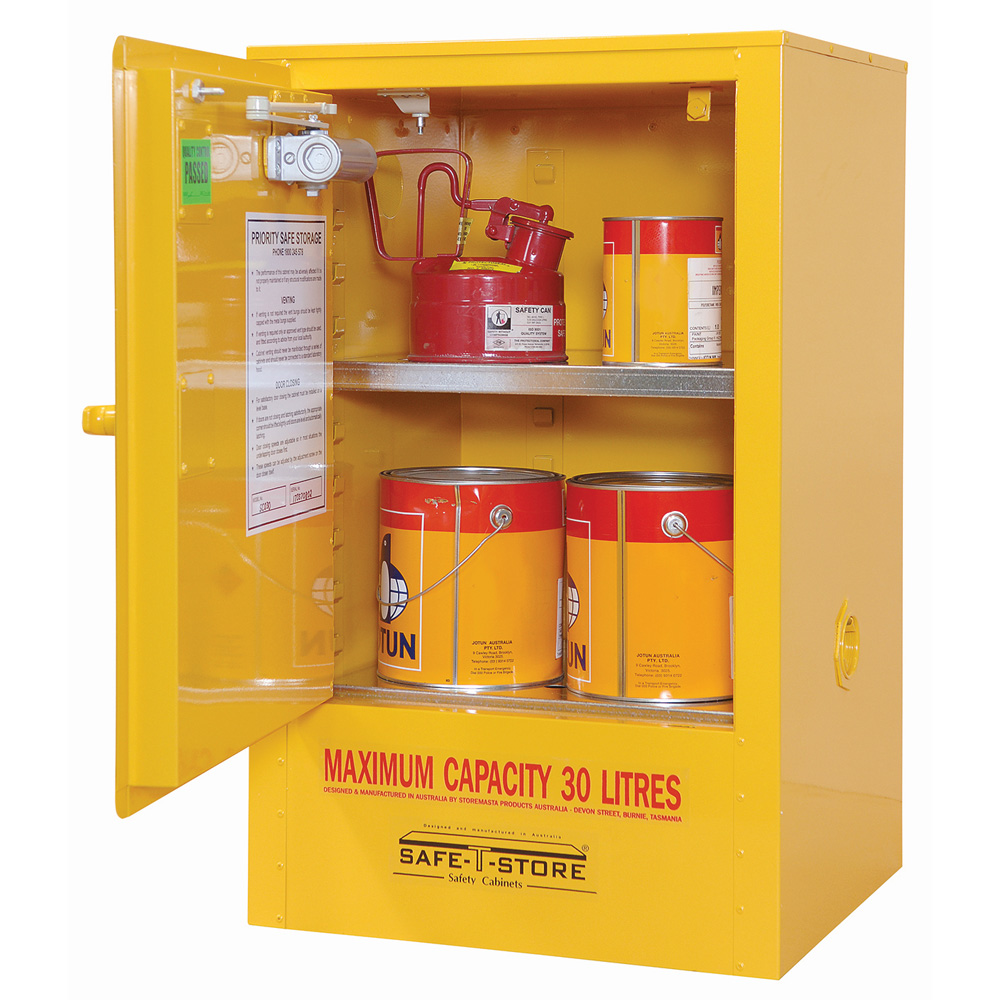 Storemasta Flammable Liquid Storage Cabinets 30L SC030