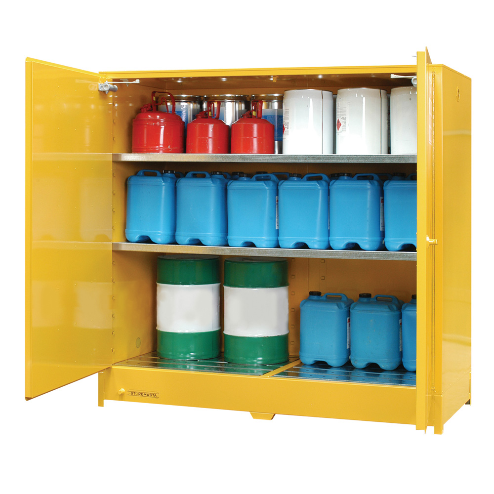 Storemasta 650L Large Capacity Flammable Liquid Storage Cabin Cabinets ...