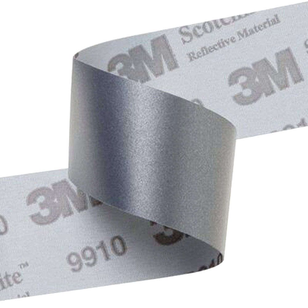 Reflective Fabrication 3M Silver Sew On Tape 50mm (Roll 50m) Per Metre ...