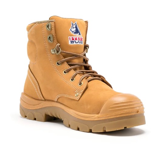 Steel Blue Argyle Steel Toe Bump Cap Safety Boots 332102