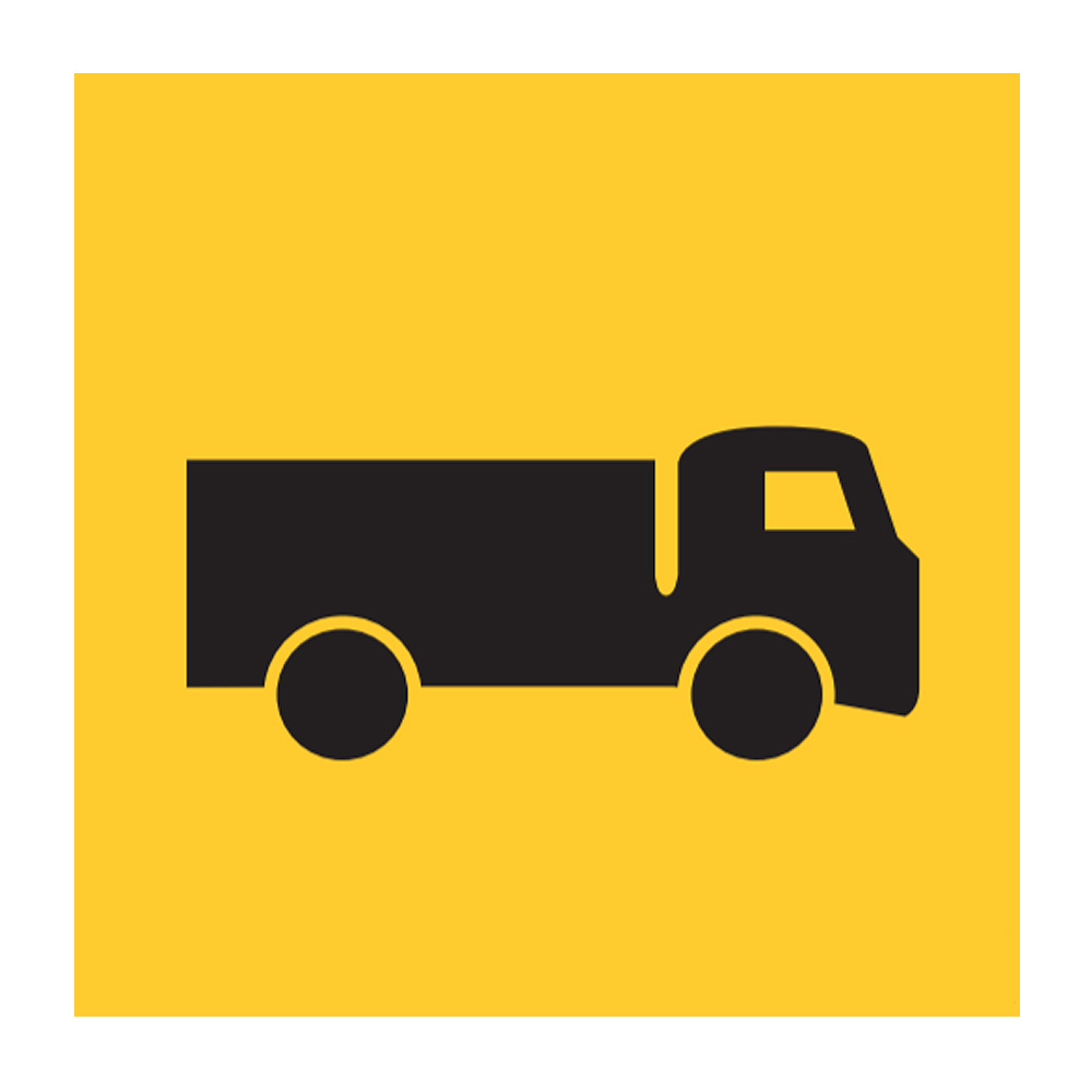 Symbolic Truck 600x600mm Multi-Message Sign CT284-T2-25LH