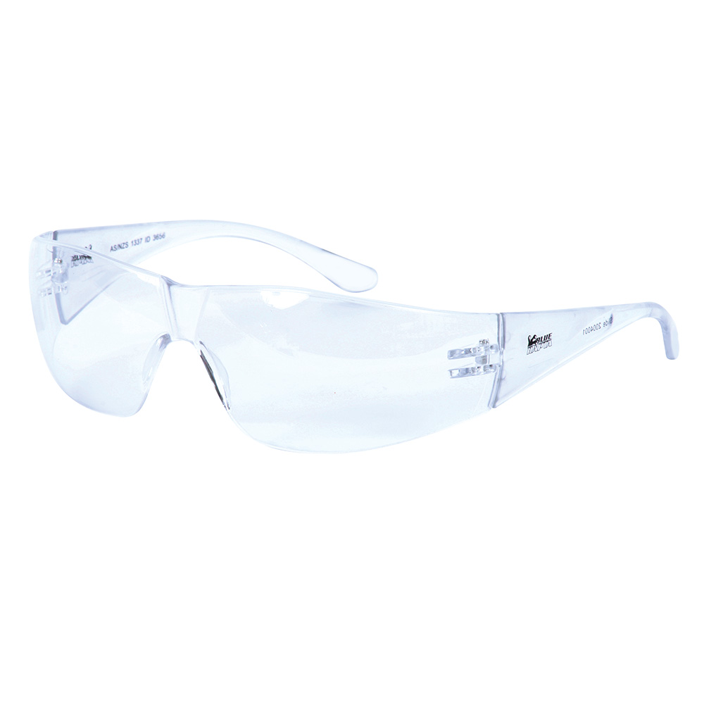 Blue Rapta Slide Safety Glasses