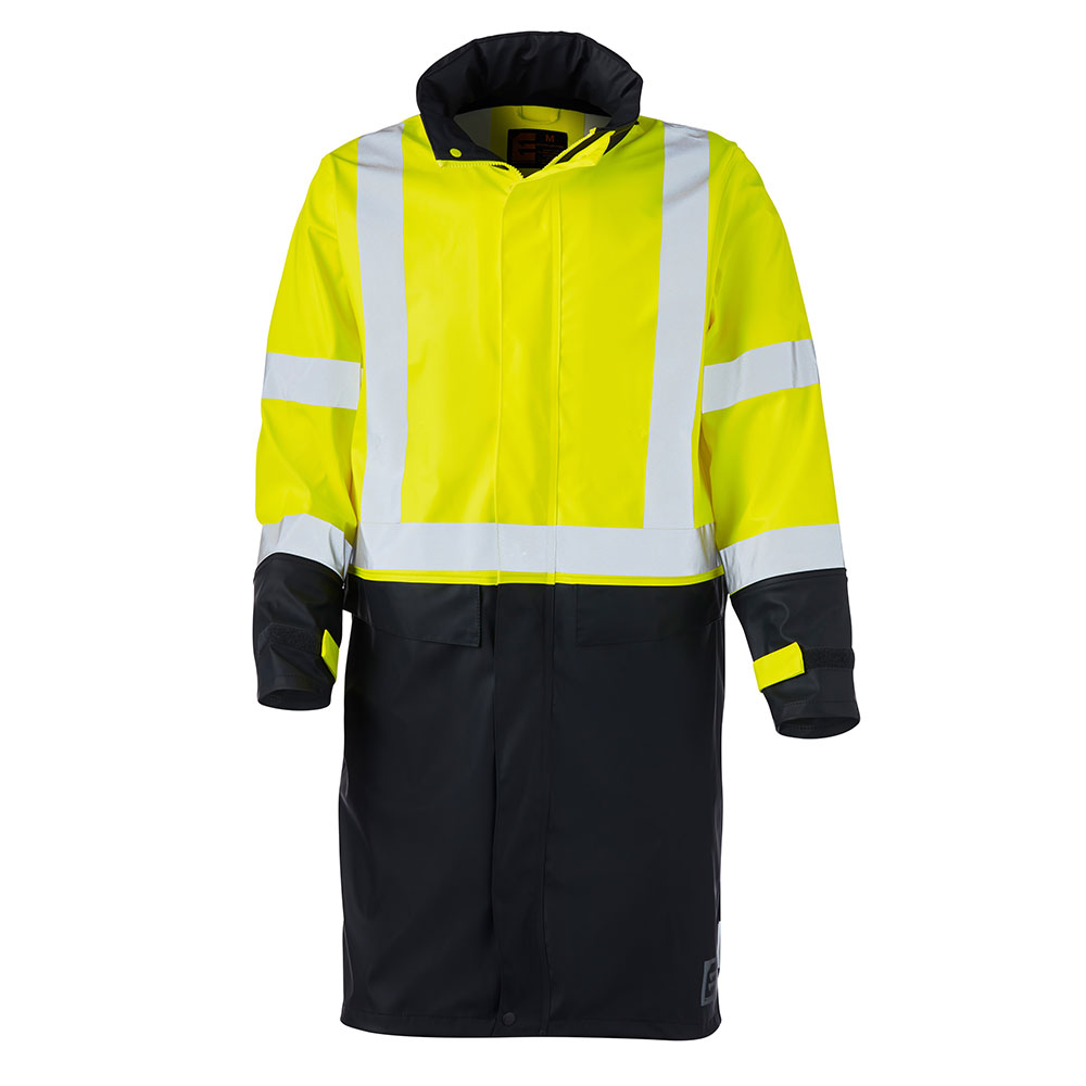 ELEVEN Workwear PU Rain Jacket with Bio Motion Tape