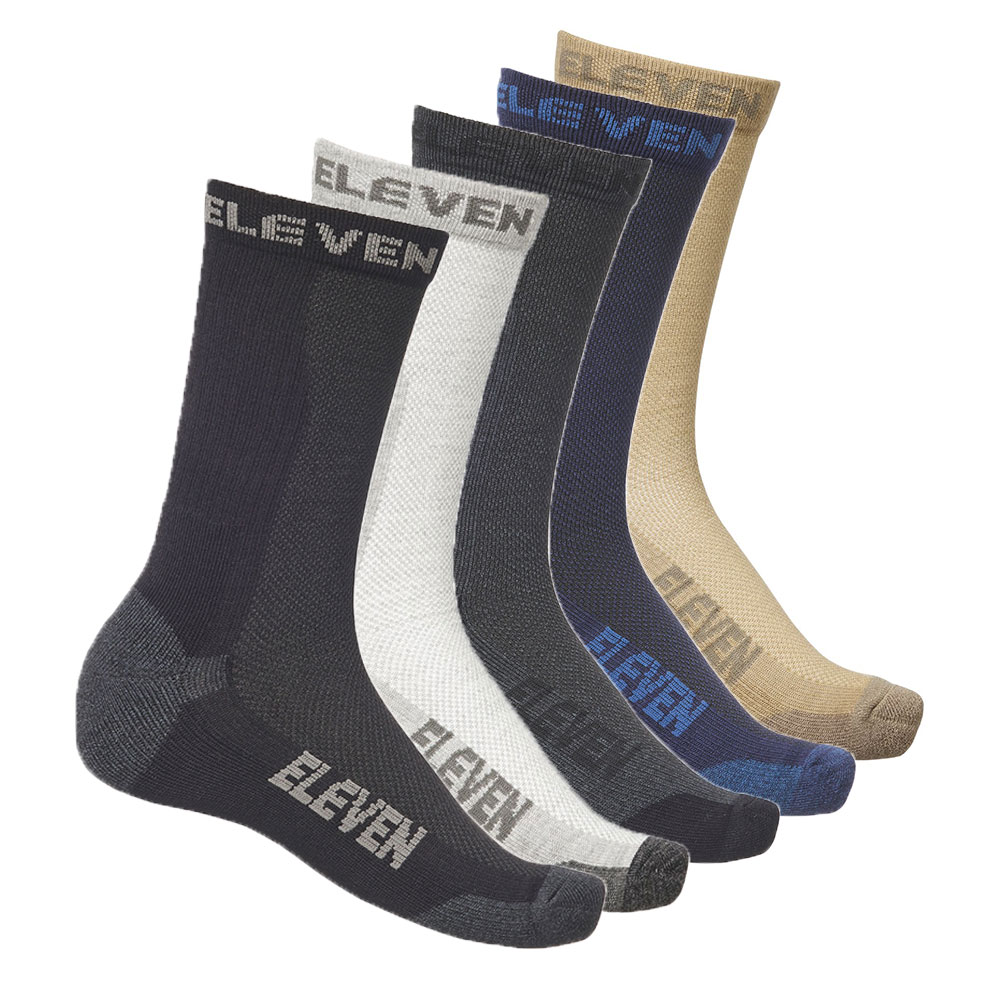 ELEVEN Workwear Crew Multi Pack Socks (5Pk)