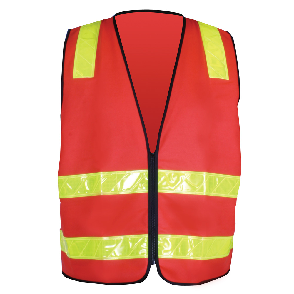 Green Triangle VIC Roads Style Safety Vest