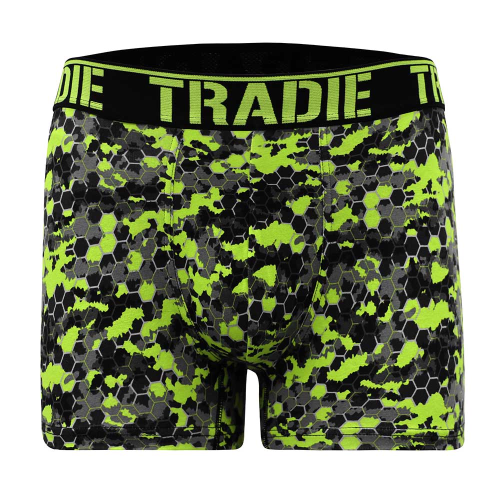 TRADIE Workwear Men's Hex Camo Printed Trunk