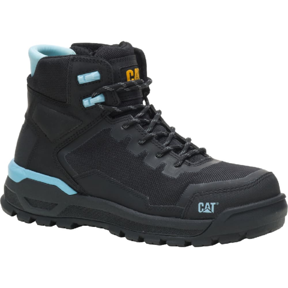 CAT® Footwear Womens Propulsion CT Boots - Black/Sky Blue