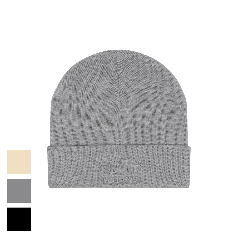 Sa1nt Works Logo Embossed Beanie