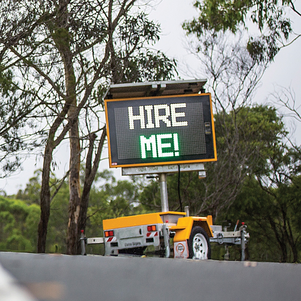 Variable Message Sign "A" 200mm Colour Board