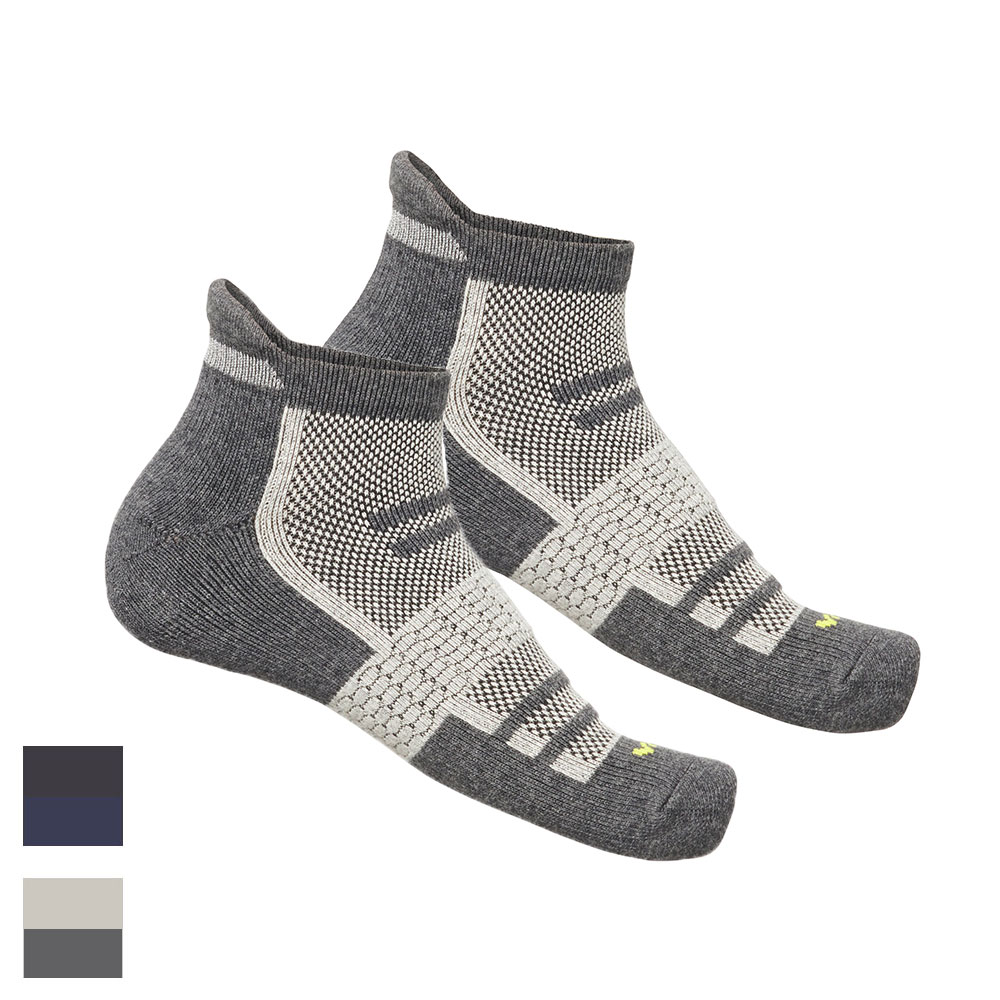 WickTX Moisture Wicking Ankle Crew Socks (2pk)