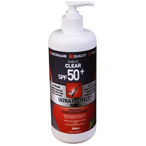 Ultra Protect® SPF50+ Sunscreen 500ml Pump UP5500P