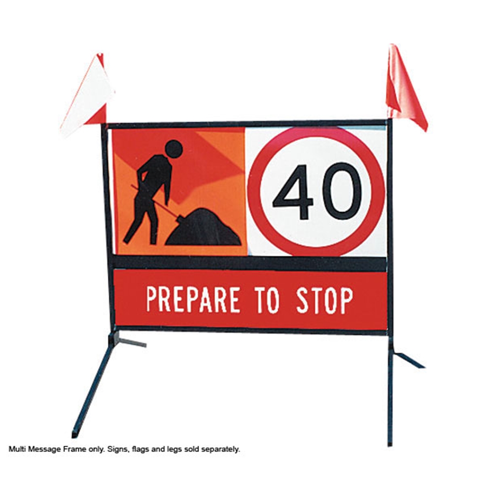 Black Standard Multi Message Frame